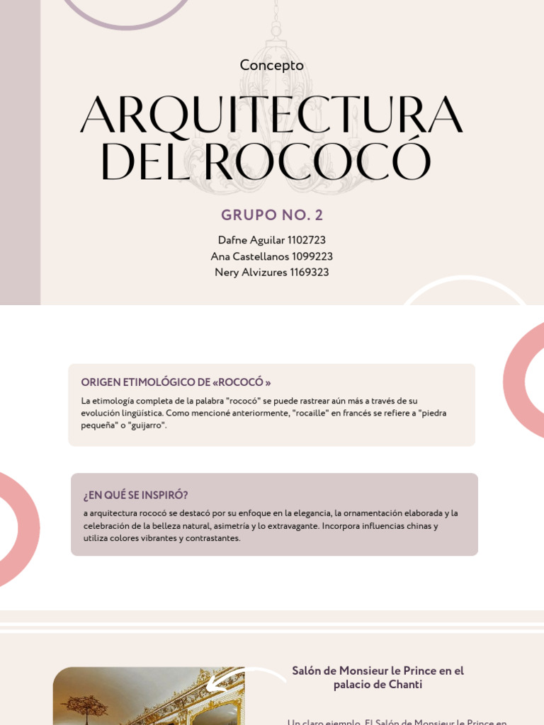 Arquitectura Rococó: Elegancia y Exuberancia | PDF