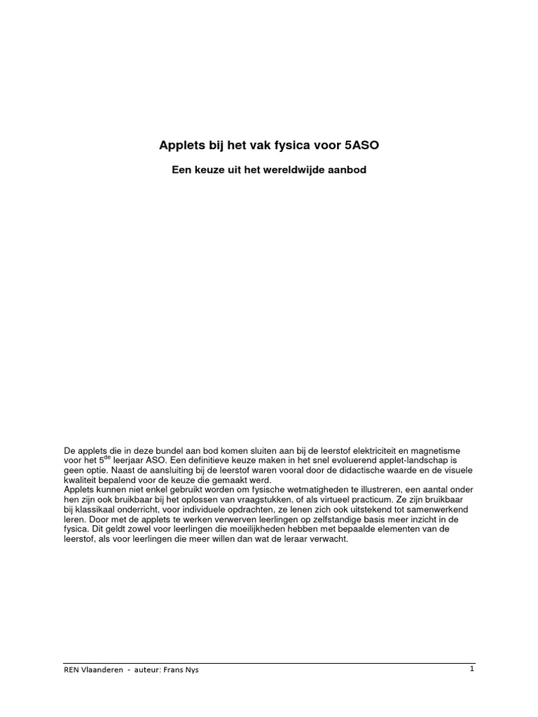 Applets | PDF