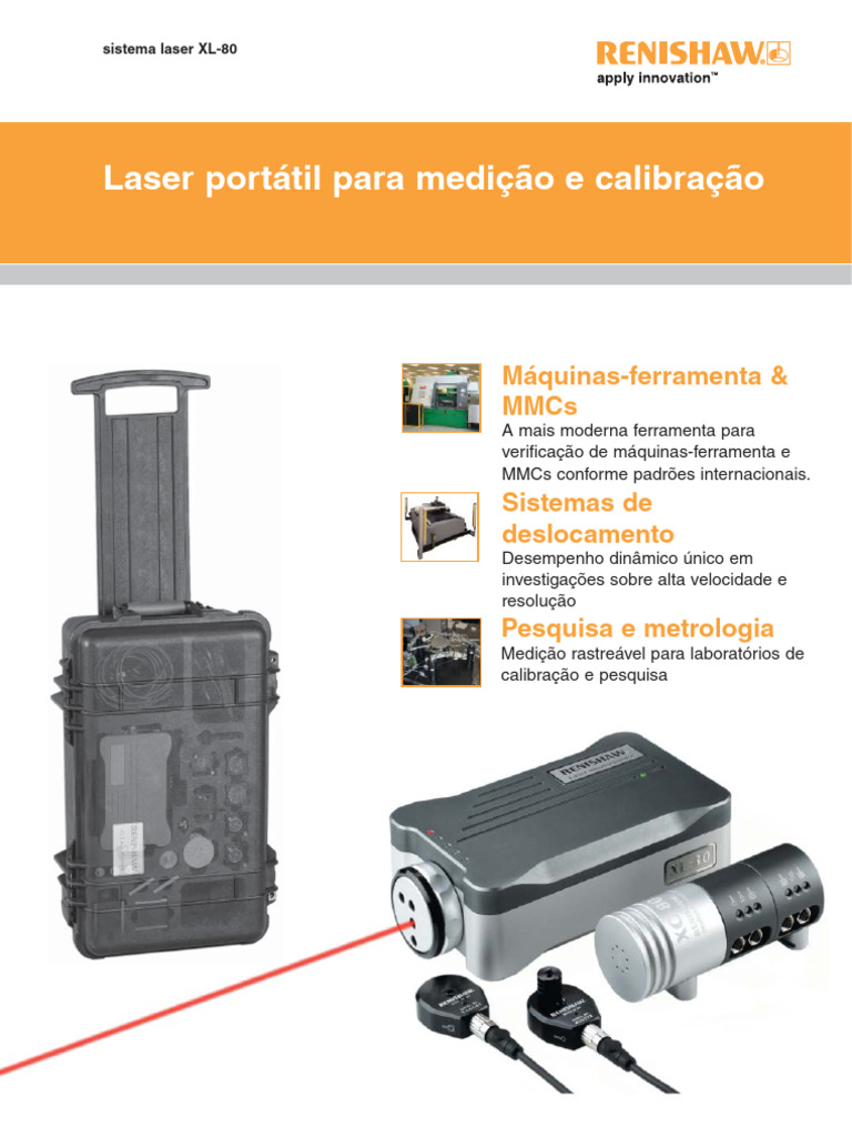 Sistema de Interferometria Laser XL80 | PDF | USB | Medição