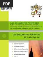 Clasificación de Los Documentos Pontificios | PDF | Iglesia Católica | Papa