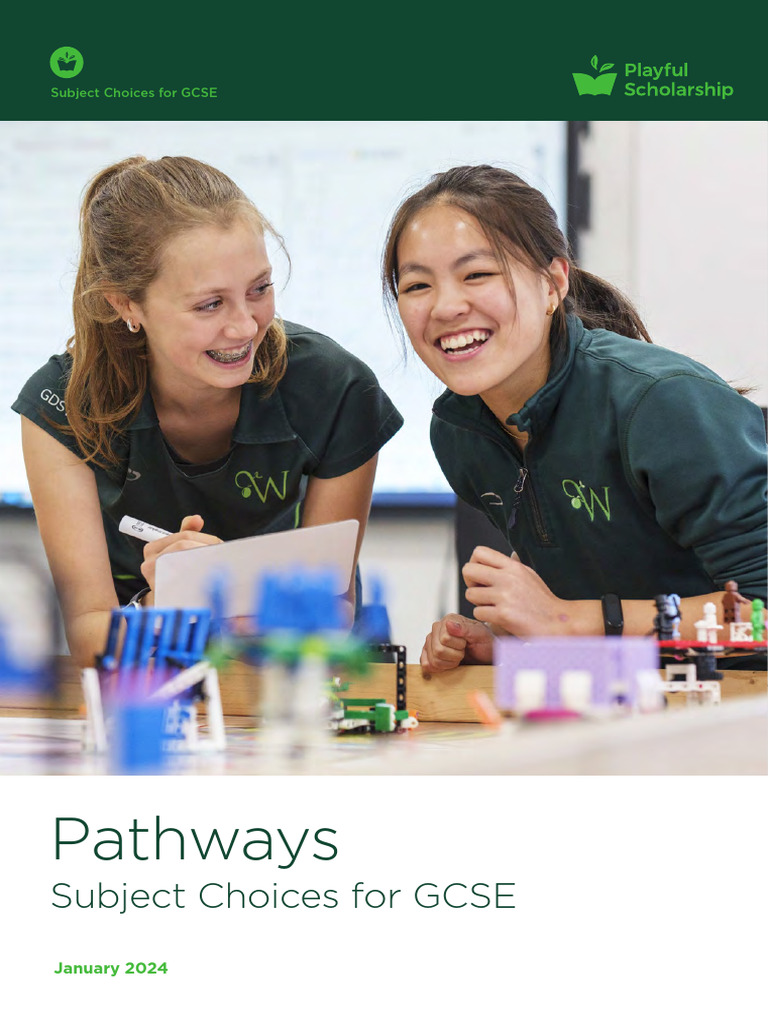 Pathways - GCSE Options 2024 | Download Free PDF | Mathematics | Thought