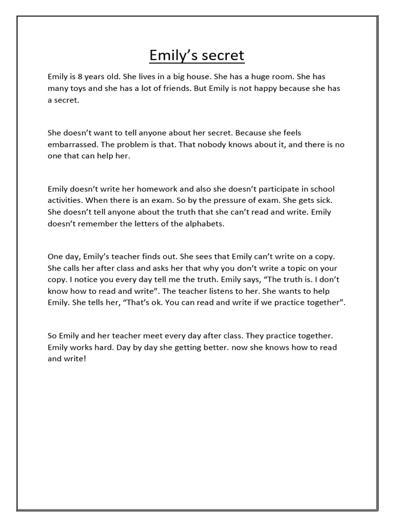 Emily's Secret Story | PDF