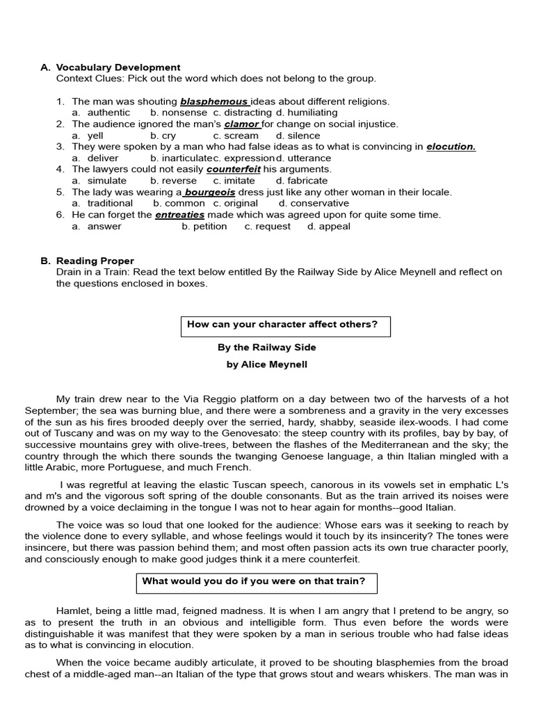 ENG9 CUF Reading Material 2nd Week | PDF | Linguistics | Human Communication