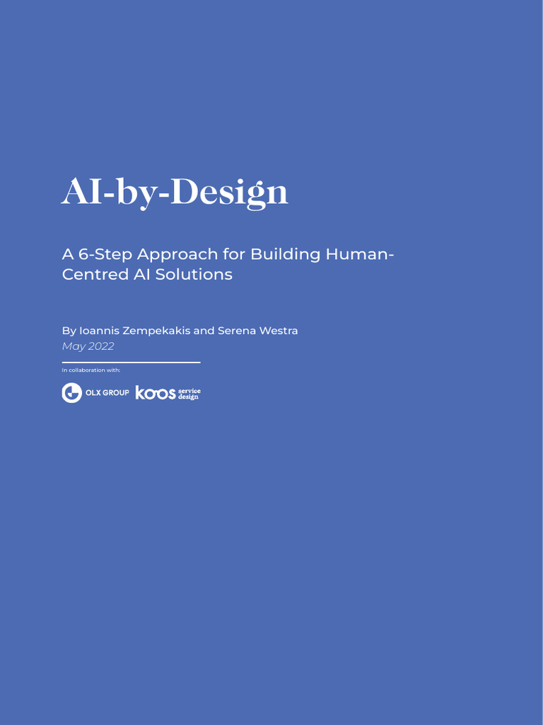 AI by Design Building Human Centred AI Solutions | PDF | Artificial ...