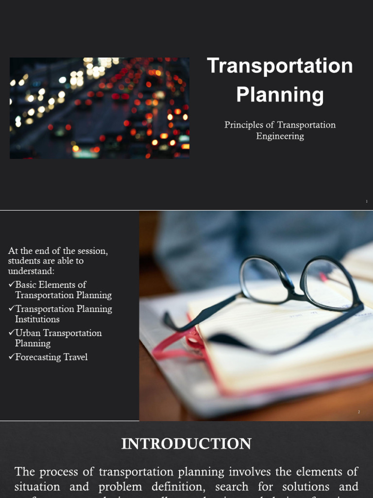 Transportation Planning | PDF | Environmental Impact Assessment | Economies