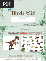 CLASS 3 SCIENCE CHAPTER 3 BIRDS Mrs. Geetarani Das | PDF | Birds | Feather