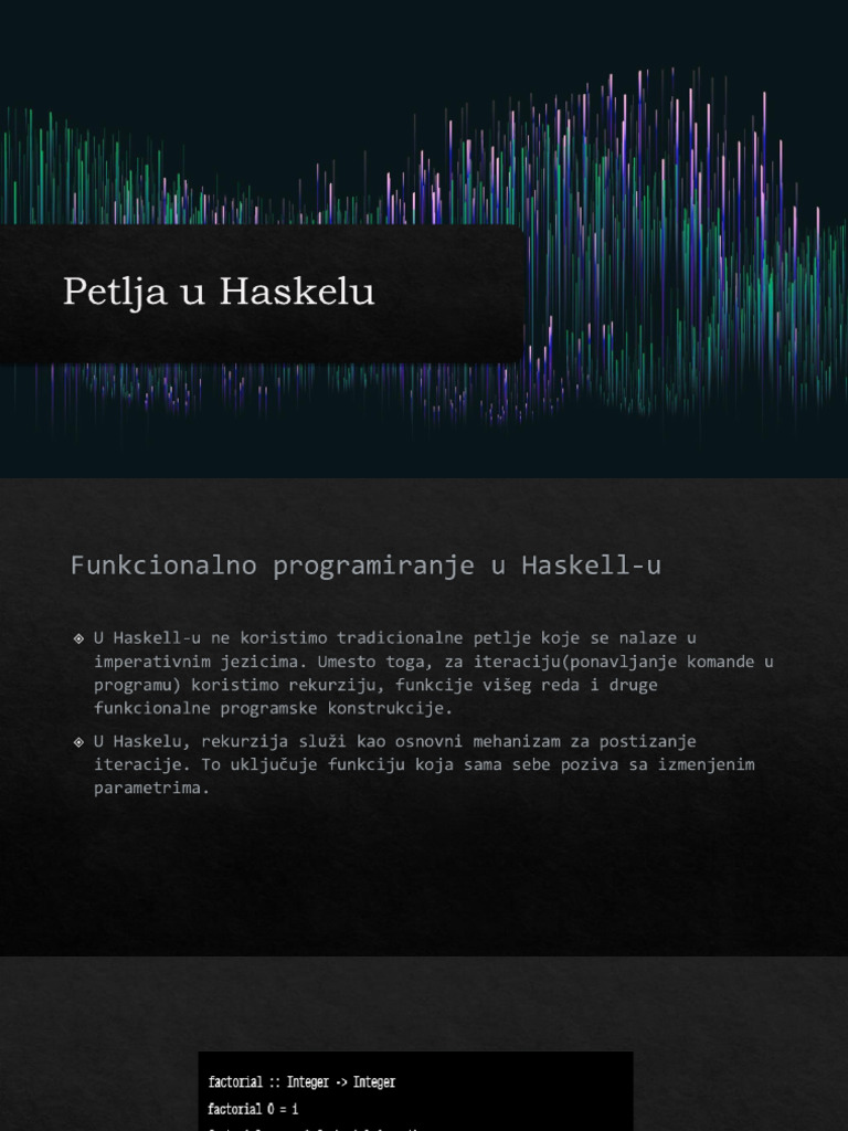 Petlja U Haskelu | PDF