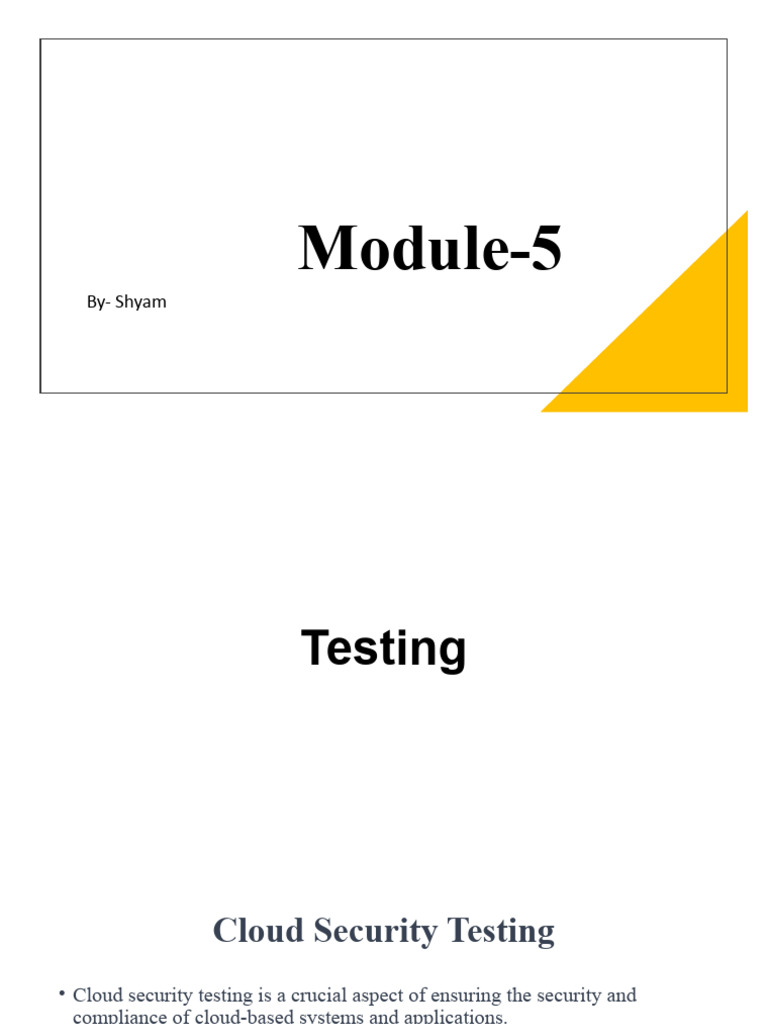 Module 05 | PDF | Information Security | Cloud Computing