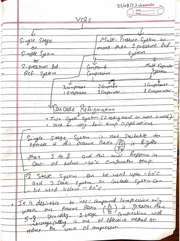 Multi Stage Refrigeration System | PDF