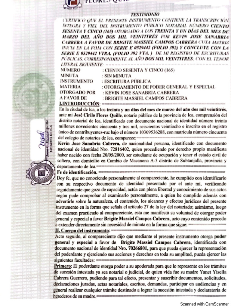 Poder General y Especial | PDF