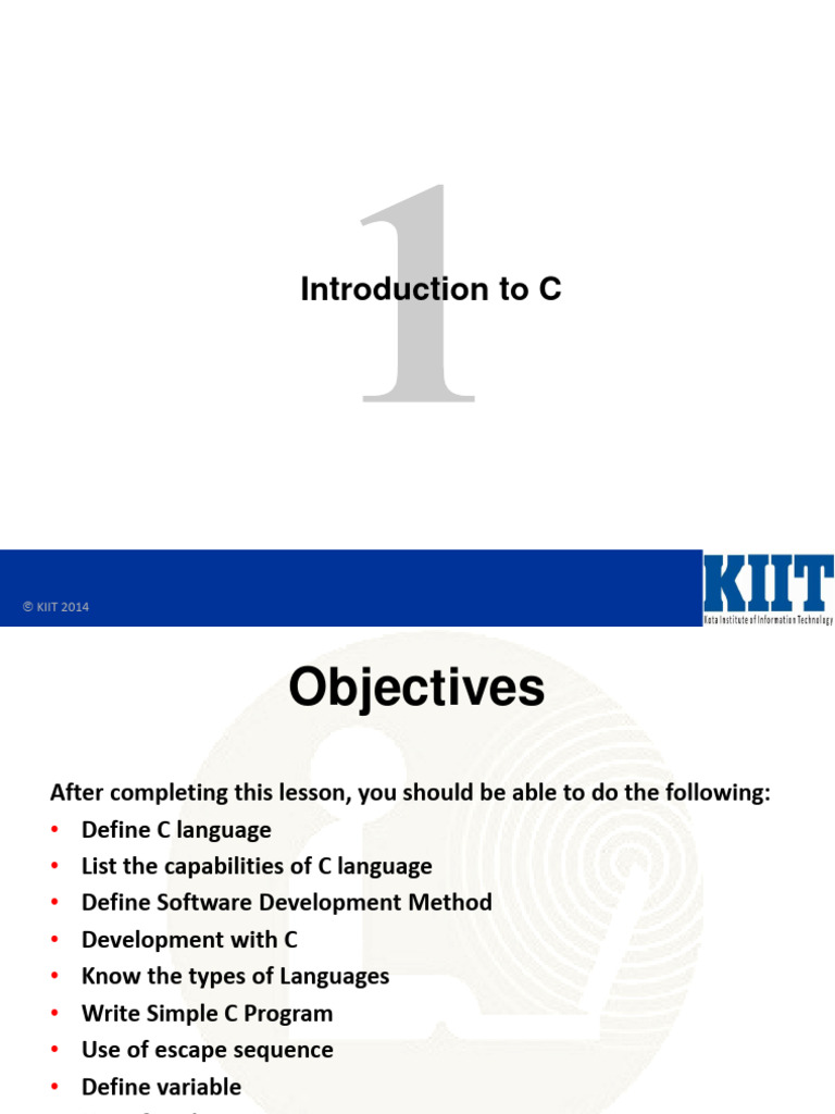C Programming Lesson 1 | PDF | Programming | Computer Program