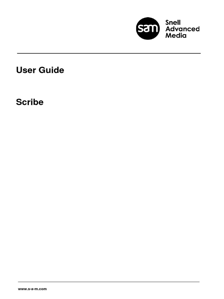 Scribe User Guide | PDF | Cursor (User Interface) | Page Layout