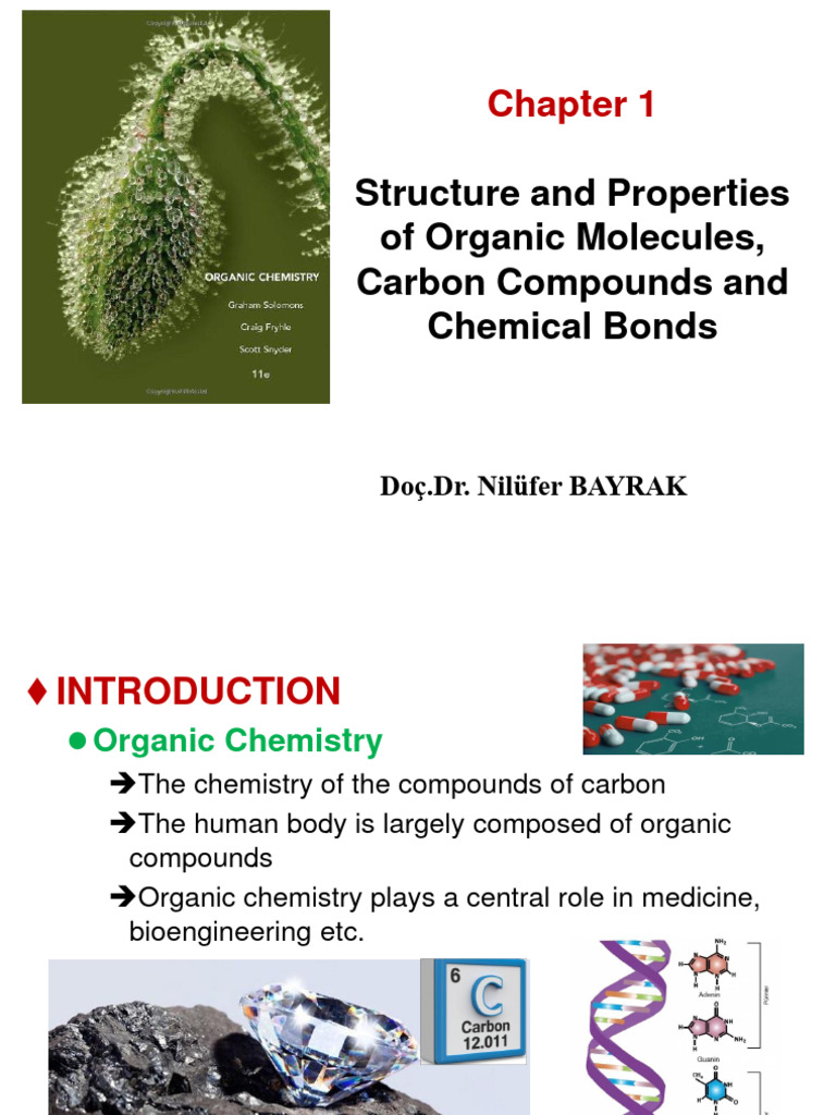 Ch01-Introduction of Organic Chemistry | PDF | Chemical Bond | Valence (Chemistry)