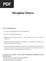 Documento Orientador Eletivas Fundamentos | PDF | Aprendizado | Pedagogia