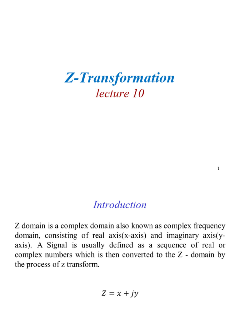Lec10 DSP | PDF | Laplace Transform | Signal Processing