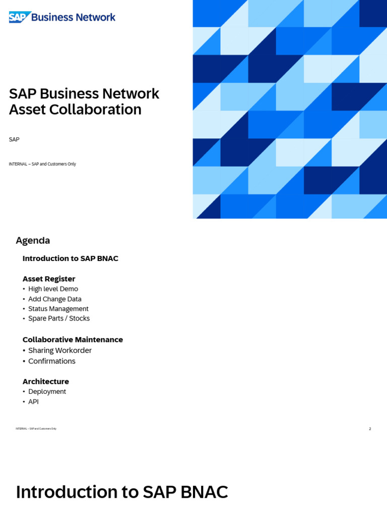 SAP BNAC: Asset Collaboration Overview | PDF | Enterprise Resource ...