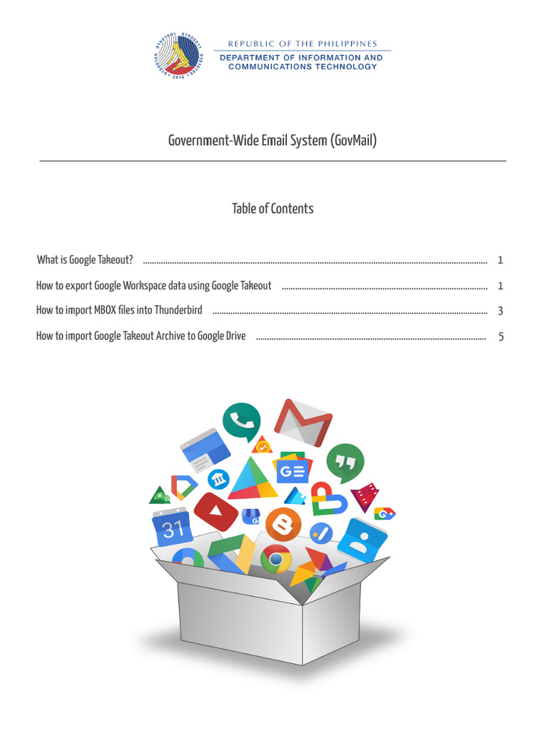 How To Export and Import Emails and Files Using Google Takeout | PDF ... How To Export and Import Emails and Files Using Google Takeout | PDF ...