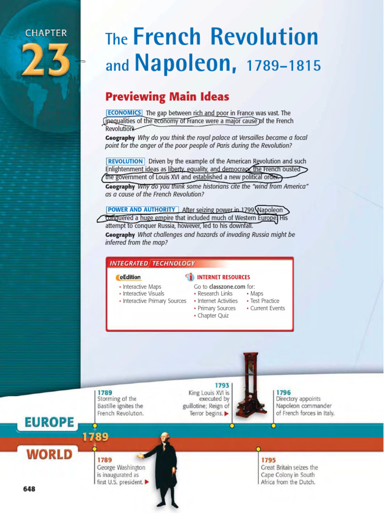 Chapter 23 Part 1 and 2 The French Revolution 1 | PDF | Cost Of Living ...