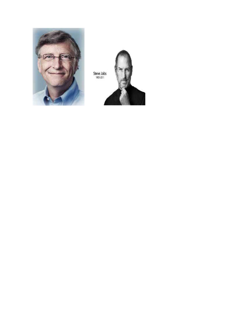 Bill Gates y Steve Jobs | PDF
