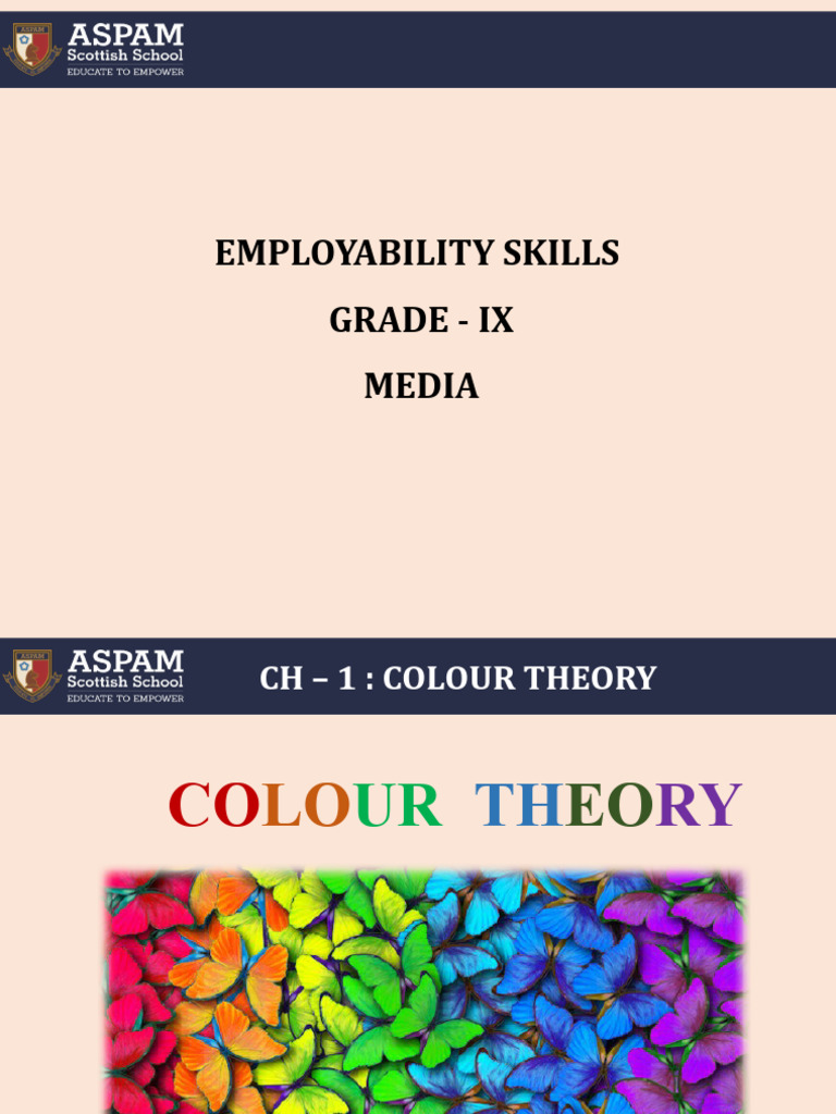 Grade 9, Color Theory | PDF | Color | Magenta