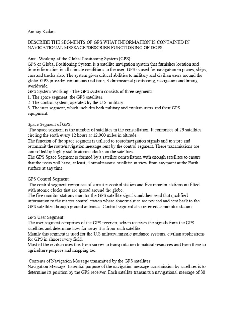 Nav Aid | PDF | Global Positioning System | Ships