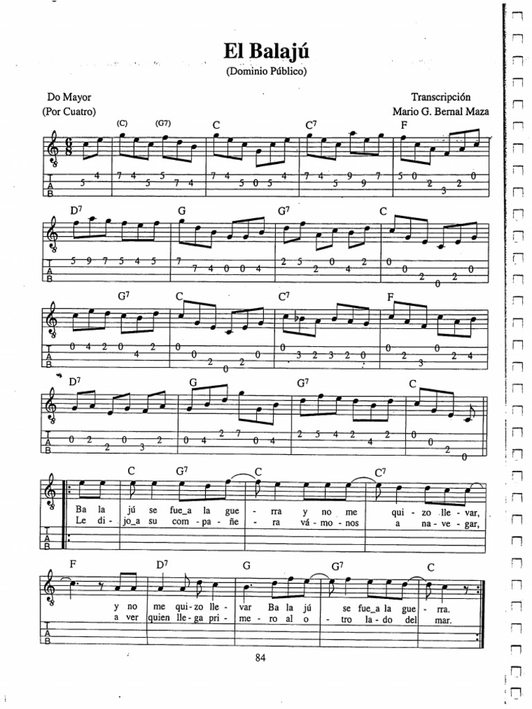 Balajú Transcripción | PDF