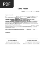 Carta Poder para Recoger Un Paquete en FEDEX | PDF | Finanzas y dinero