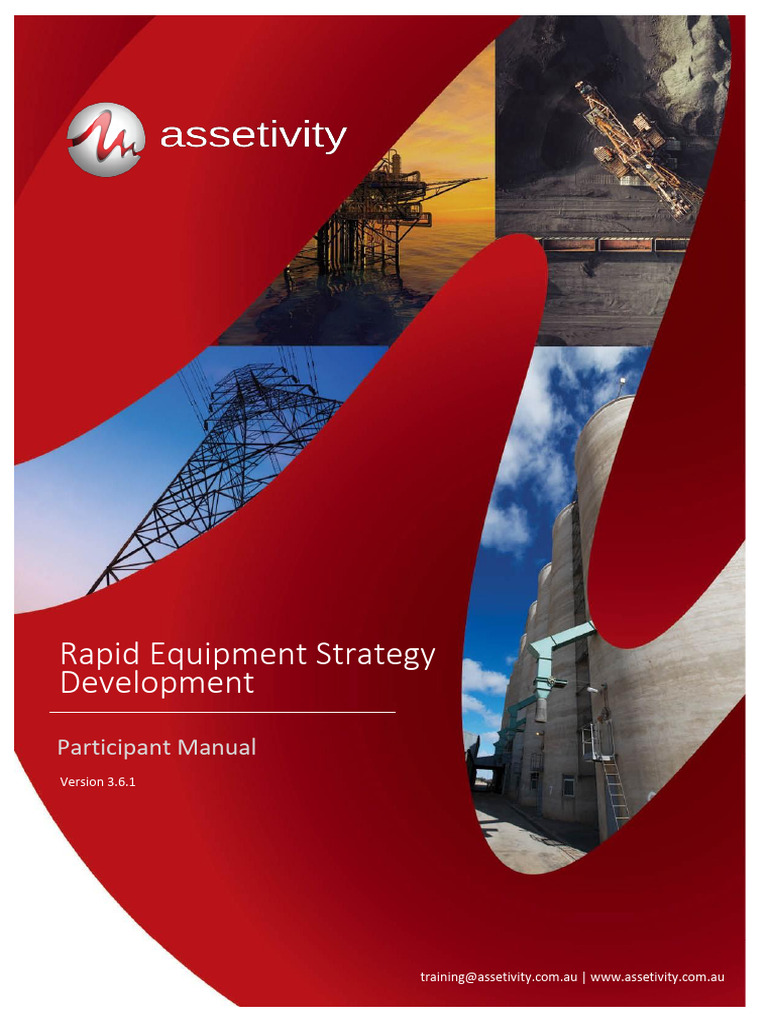 Rapid Equipment Strategy Development Process - Online - Participant Manual - Rev 3.6.1-Cópia ...