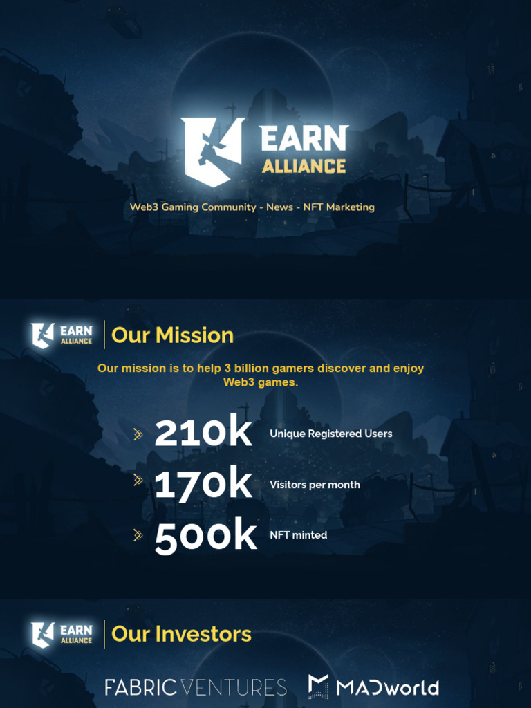 Earn Alliance - Partnerships Deck (Aug 2023) | PDF | Applications Of ...