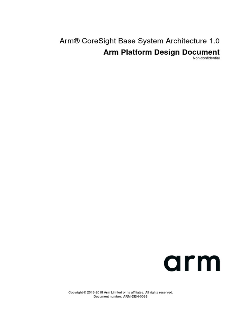 ARM-DeN-0068 Coresight Base System Architecture 1.0 | PDF | Software ...