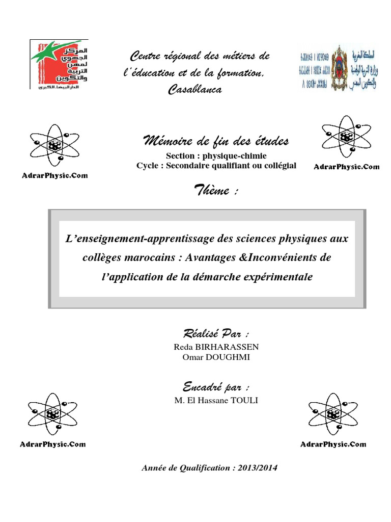 Démarche expérimentale en physique-chimie | PDF | Méthode scientifique ...