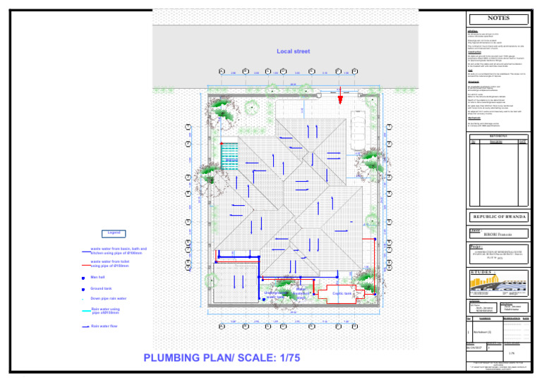 Plumbing Plan | PDF | Civil Engineering | Building Engineering