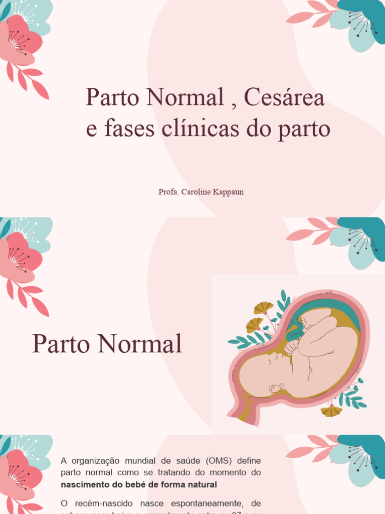 Fases do Parto Normal e Recuperação | PDF | Parto | Gravidez