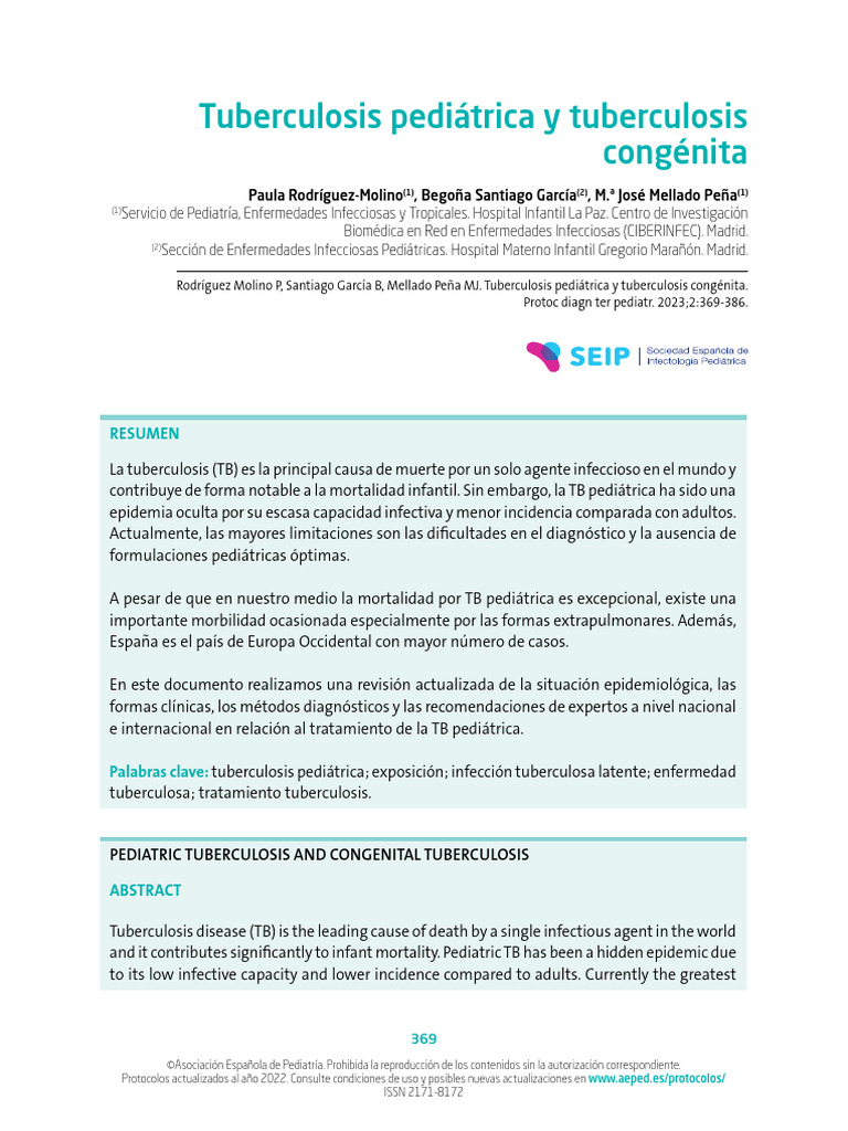 22 Tuberculosis | PDF | Tuberculosis | Salud pública