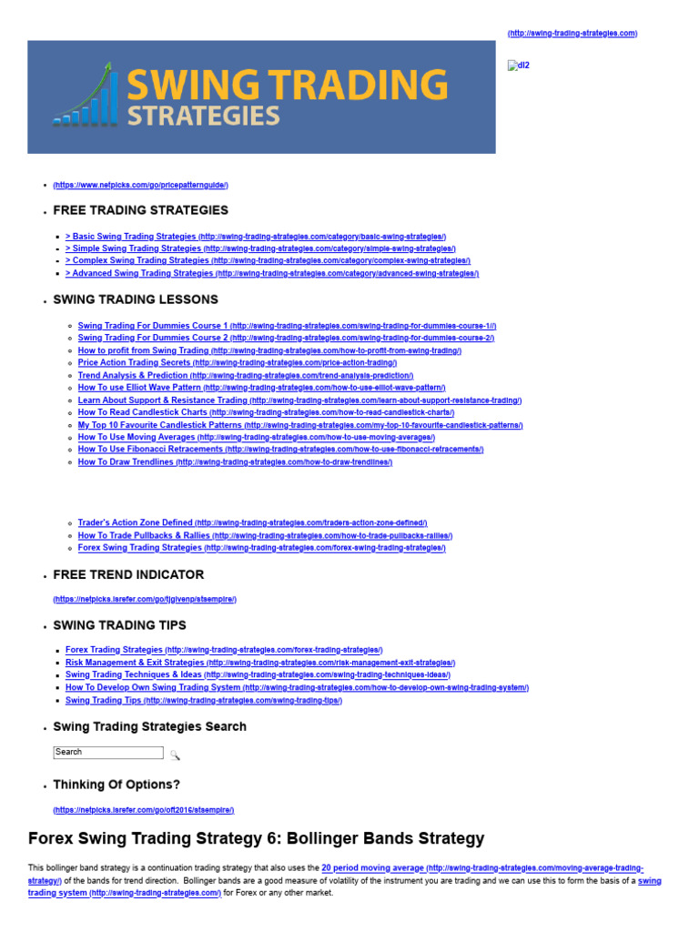 Bollinger Bands Strategy With 20 Period Trading System | PDF ...