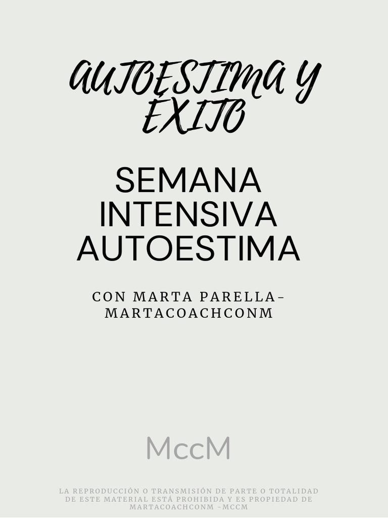 Dia 2 Autoestima | PDF | Autoestima | Experiencia