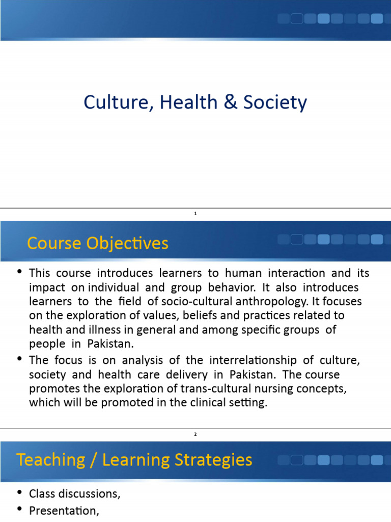 Unit 1 CHS | PDF | Behavior | Society