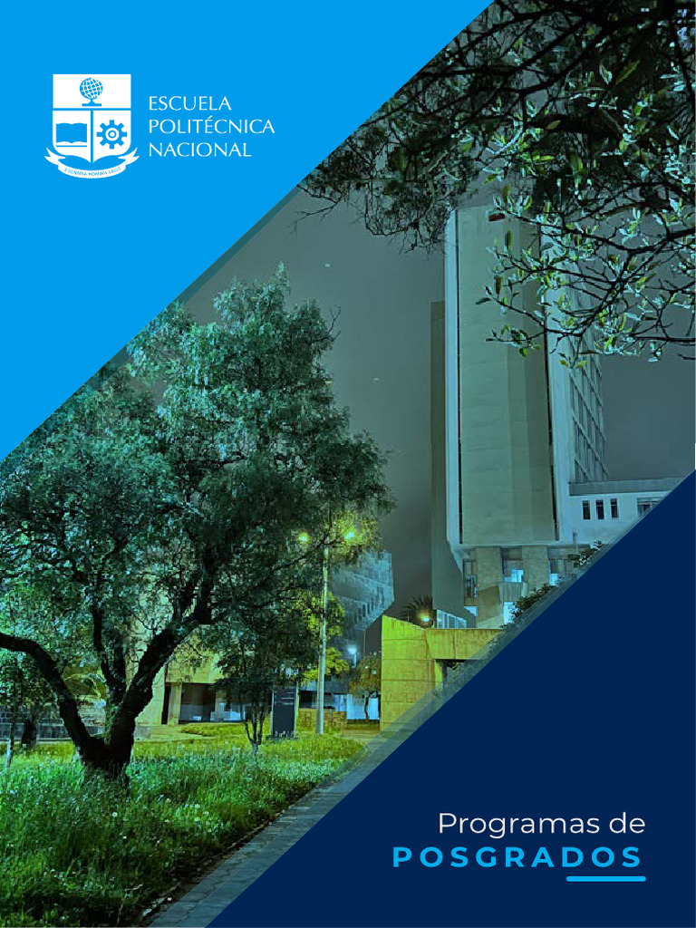 Catálogo Posgrados Epn 2022 - 2023-1 | PDF | Visa Inc. | Ingeniería