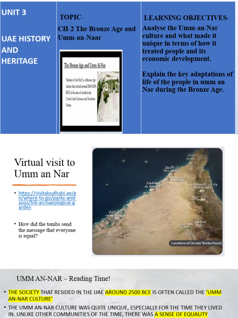 Umm an-Nar Culture in the Bronze Age | PDF | Social Science