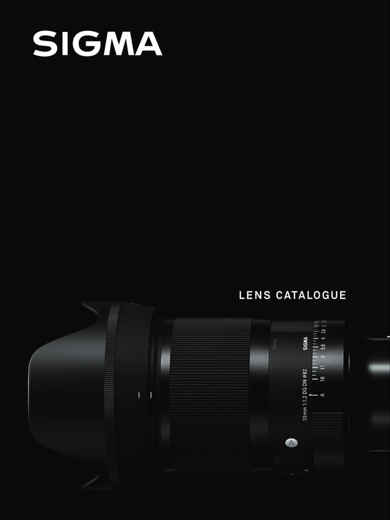 SIGMA Lens Catalogue Overview | PDF | Camera Lens | Camera