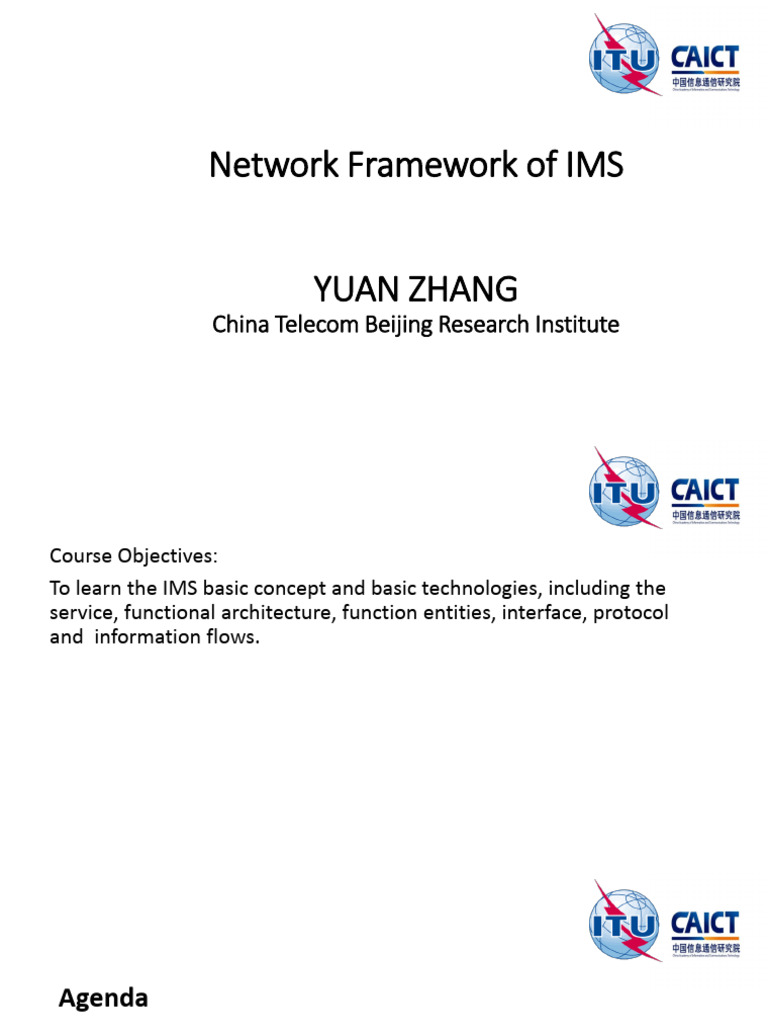 Session 3-2 Framework of IMS ITU | PDF | Ip Multimedia Subsystem ...