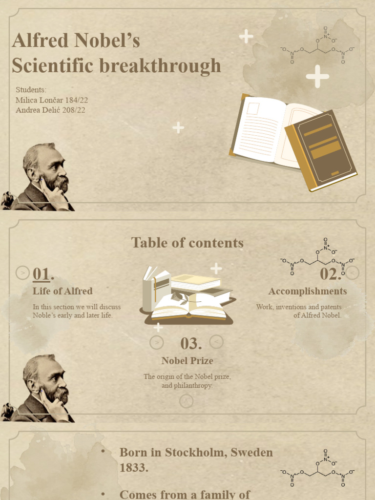 Alfred Nobel: Life, Inventions, and Legacy | PDF