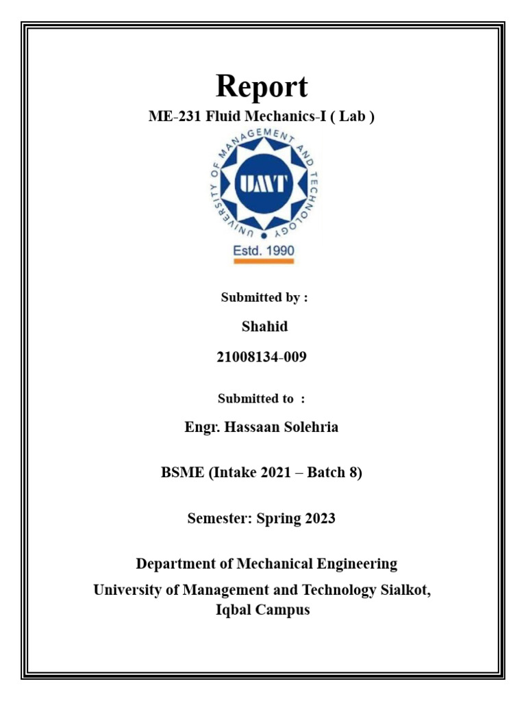 To Find The Flow Rate of The Trapezoidal Notch. | PDF | Data ...