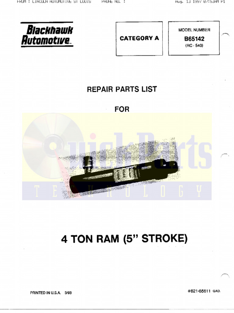 Blackhawk RC-540 Series A Ram 4 Ton | PDF