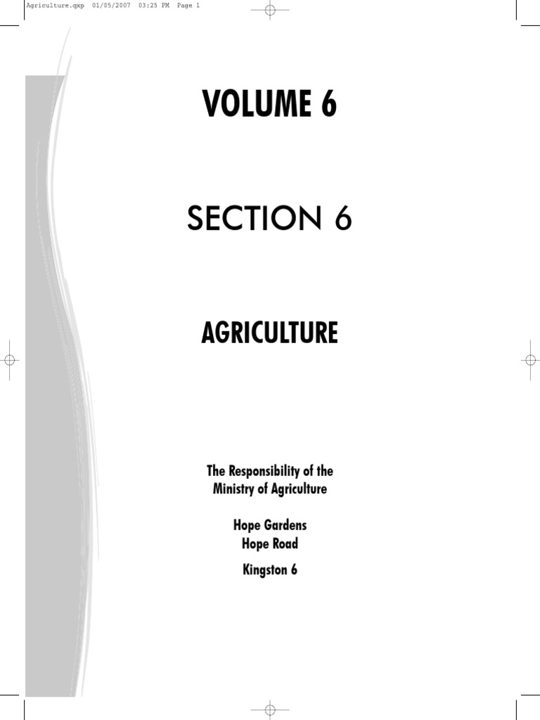 Vol 6 Section 6 - Agriculture | Download Free PDF | Soil | Agriculture