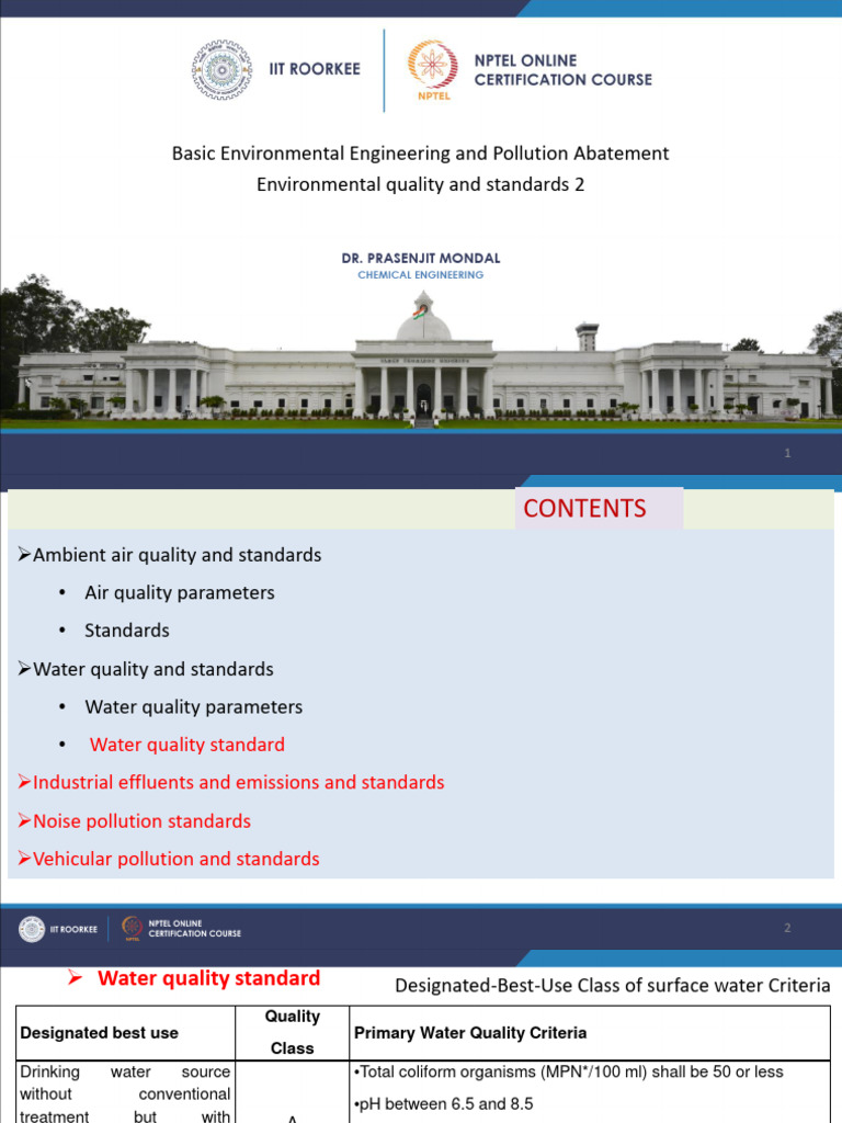 12 - Environmental Quality Standard 2 | PDF | Water Quality | Water