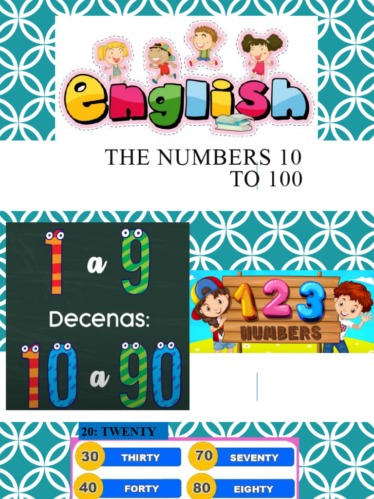 The Numbers 10 To 100 | PDF