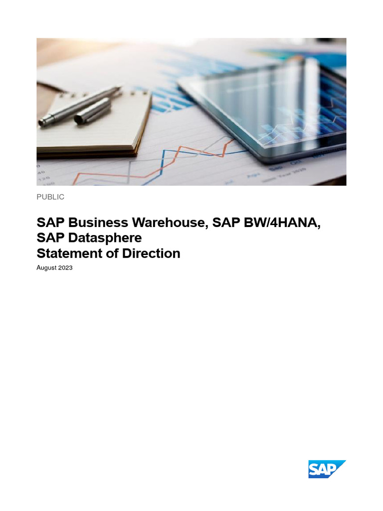 SAP S Overall Data Warehousing Strategy | PDF | Cloud Computing | Data ...