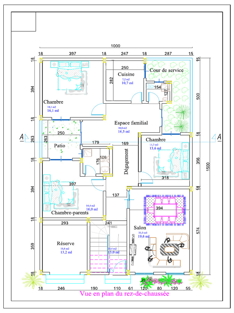Plan Archi RDC2 | PDF
