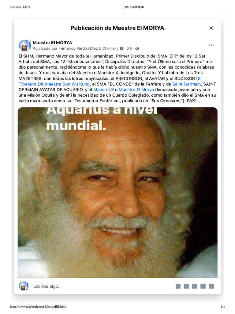 SMX Maestre El MORYA y SHM, Los Tres MAESTRES | PDF